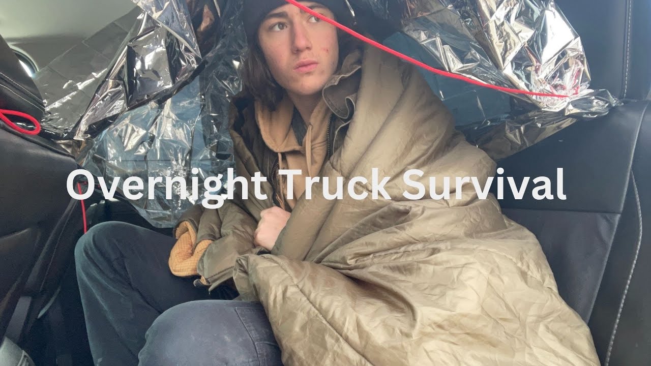 Overnight Survival in my Truck (Survival Guide) - YouTube