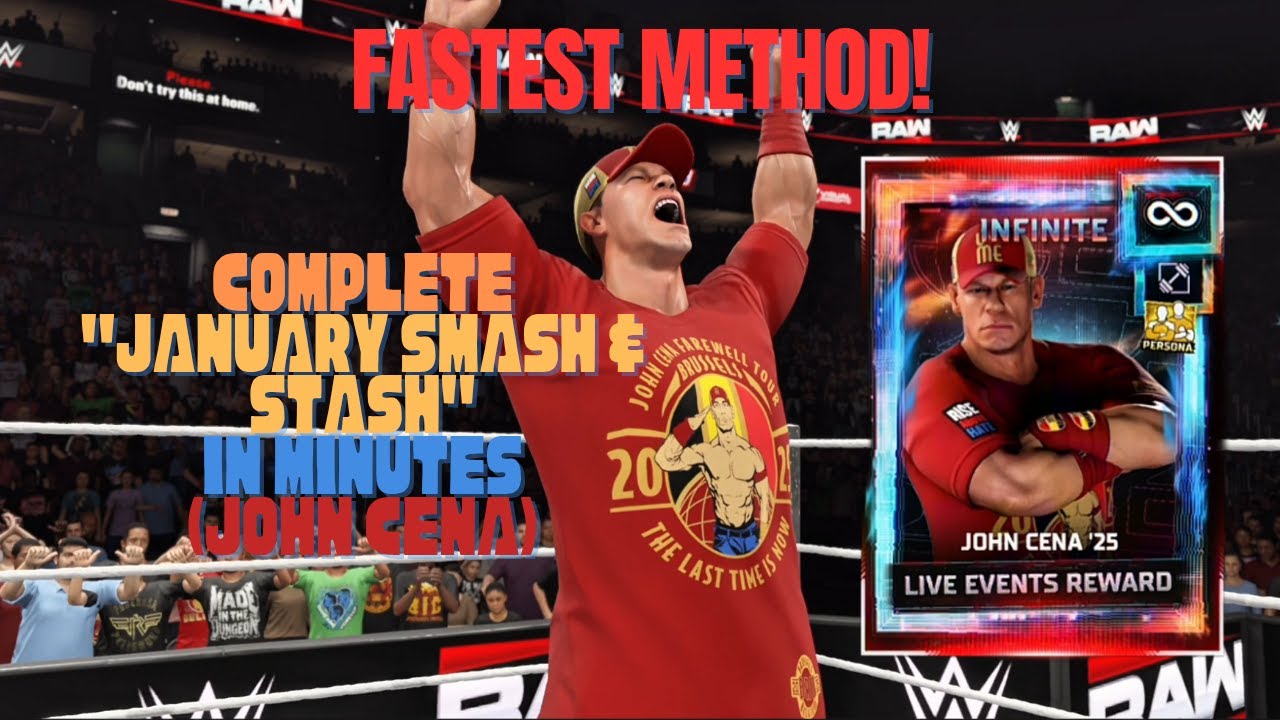 Get Free Rewards FAST! Smash & Stash Speedrun - WWE 2K25 MyFaction ...