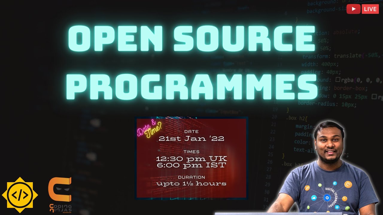 Open Source Competitions & Programmes and Taking Part | Praveen Kumar Purushothaman | Coding ...