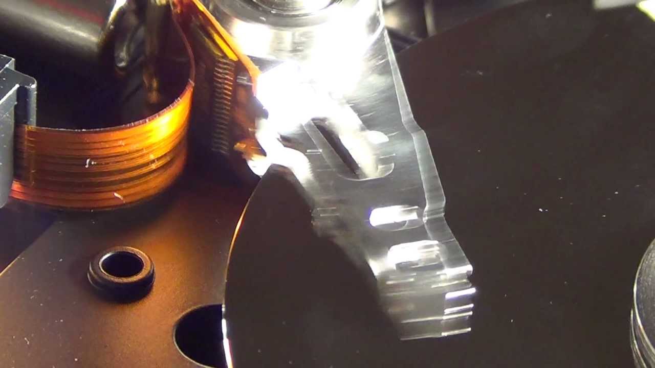 Hard disk drive connected to audio amplifier and mp3 player - YouTube