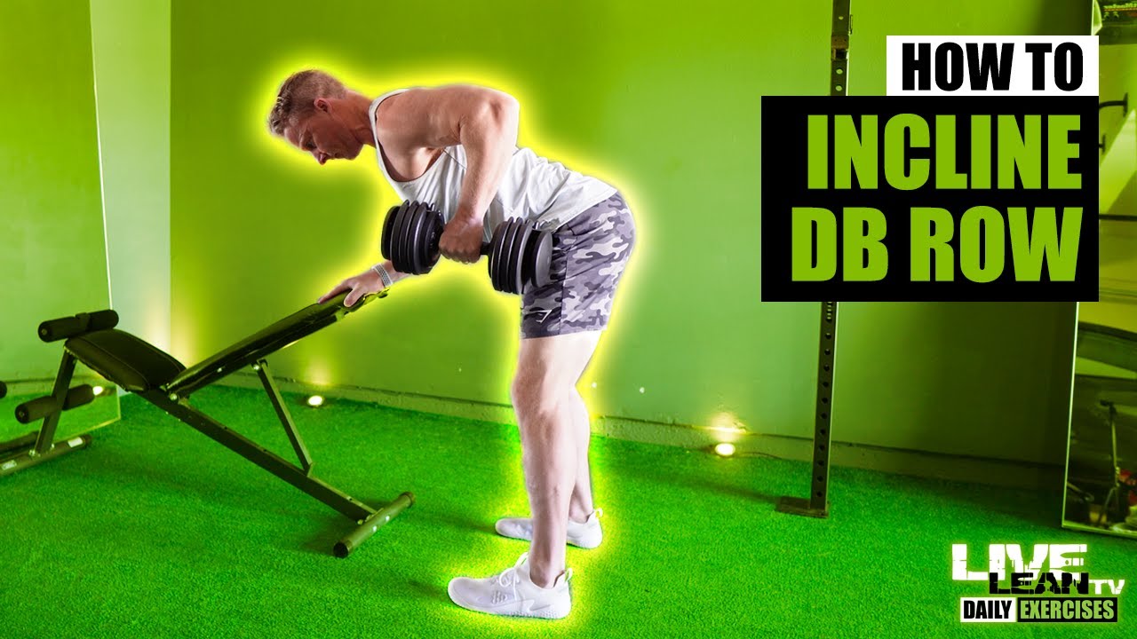 How To: Standing Supported 45 Degree Single Arm Dumbbell Row - YouTube