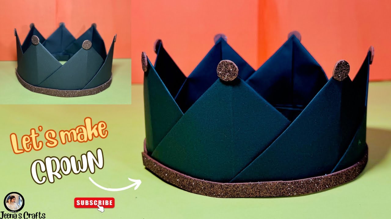 How to Make a Paper crown | Very Easy | Step By Step Tutorial | Easy ...