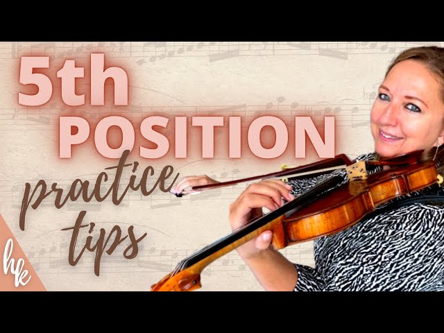 Violin 5th Position What Are The Rules For Writing Practical