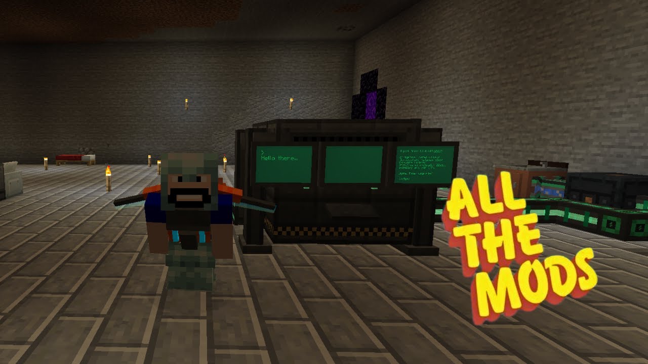ATM 10 Let's Play Episode 11- Automating Mining + Increasing Base Power ...