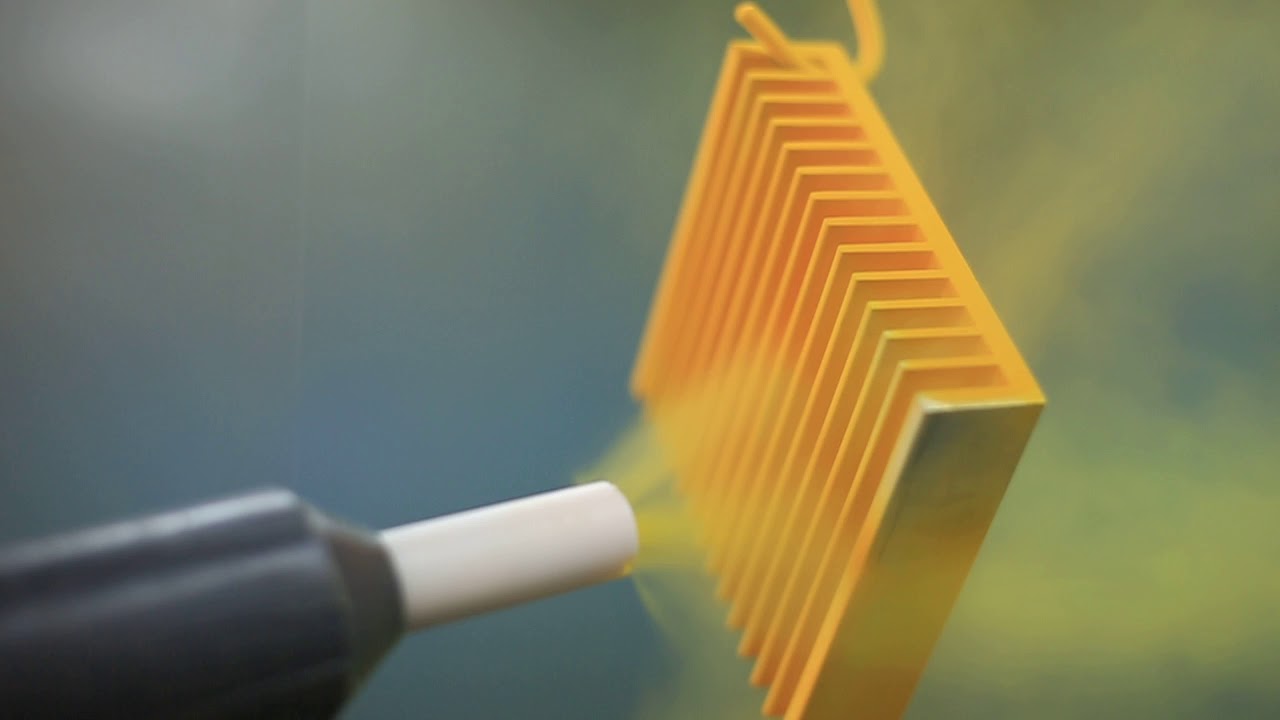 Choosing the right powder coating gun - YouTube