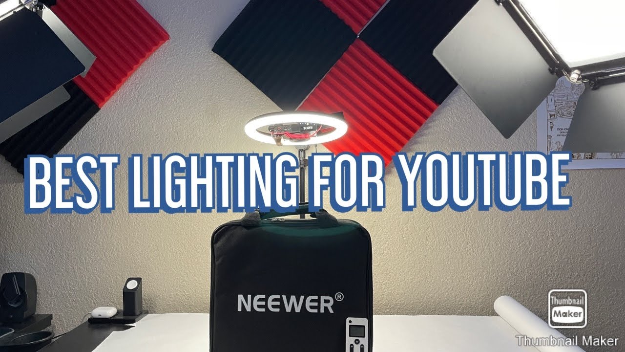 Best Lighting for YouTube Videos | Neewer 660 led video light 2.4G ...