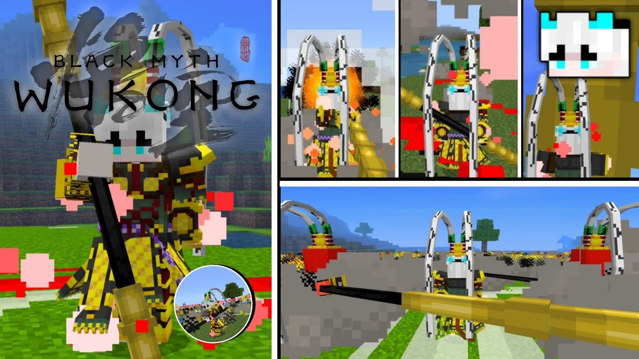 🔥ADDON/MOD BLACK MYTH WUKONG MỚI NHẤT CỰC HAY DÀNH CHO MINECRAFT PE 1. ...