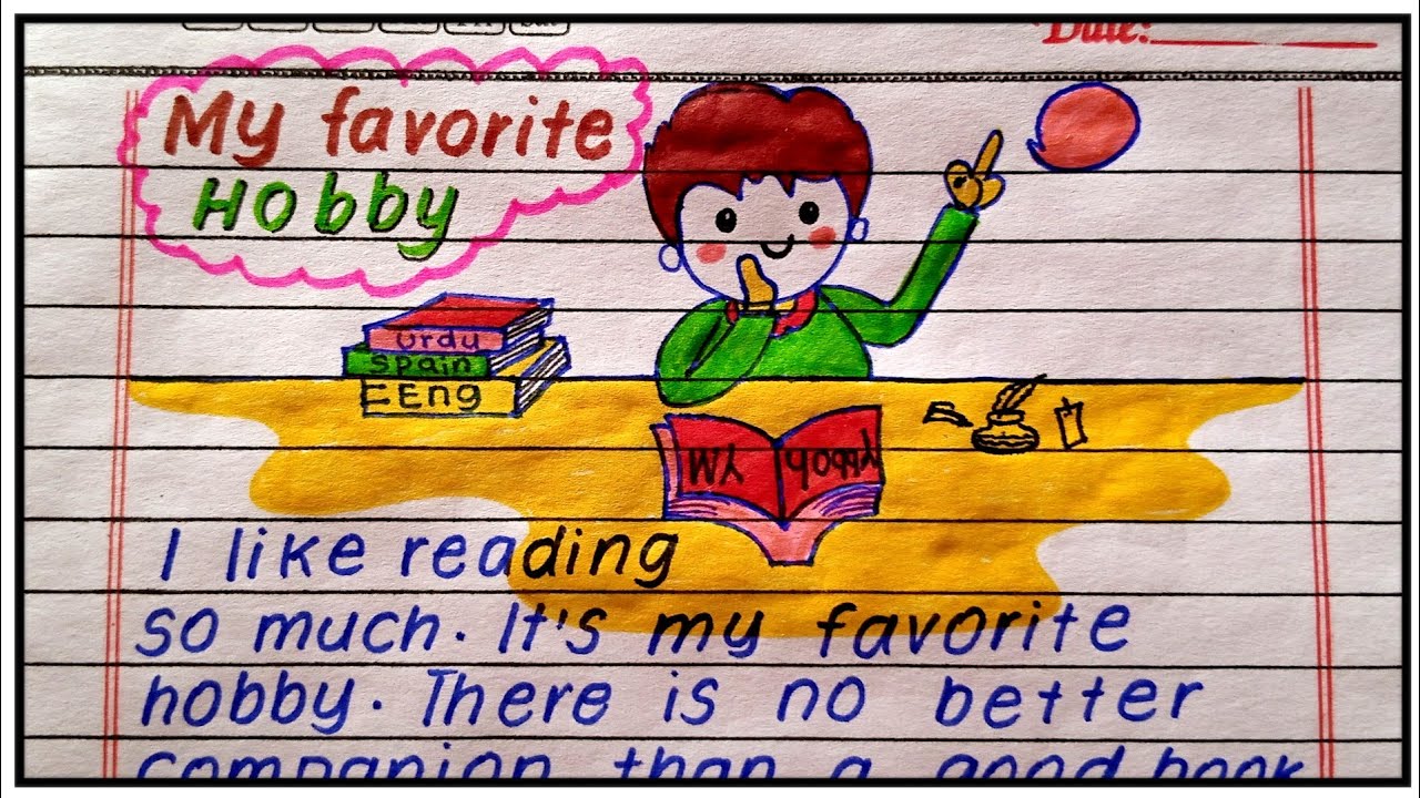 My favourite Hobby essay in English | Essay on my favourite Hobby | My ...