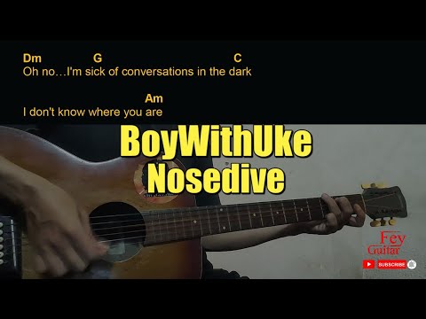 BoyWithUke - Nosedive Guitar Chords cover - YouTube