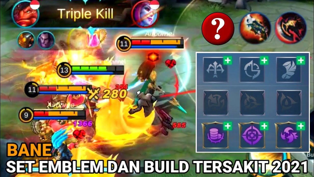 Bane di BUFF ‼️ BANE JADI META 😱 Item build Bane Tersakit 2021 | Bane ...