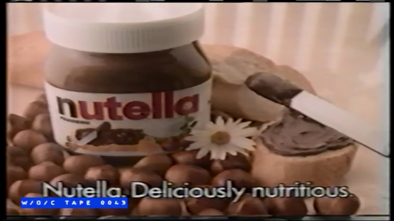 Nutella Spread Commercial - 1989 - YouTube