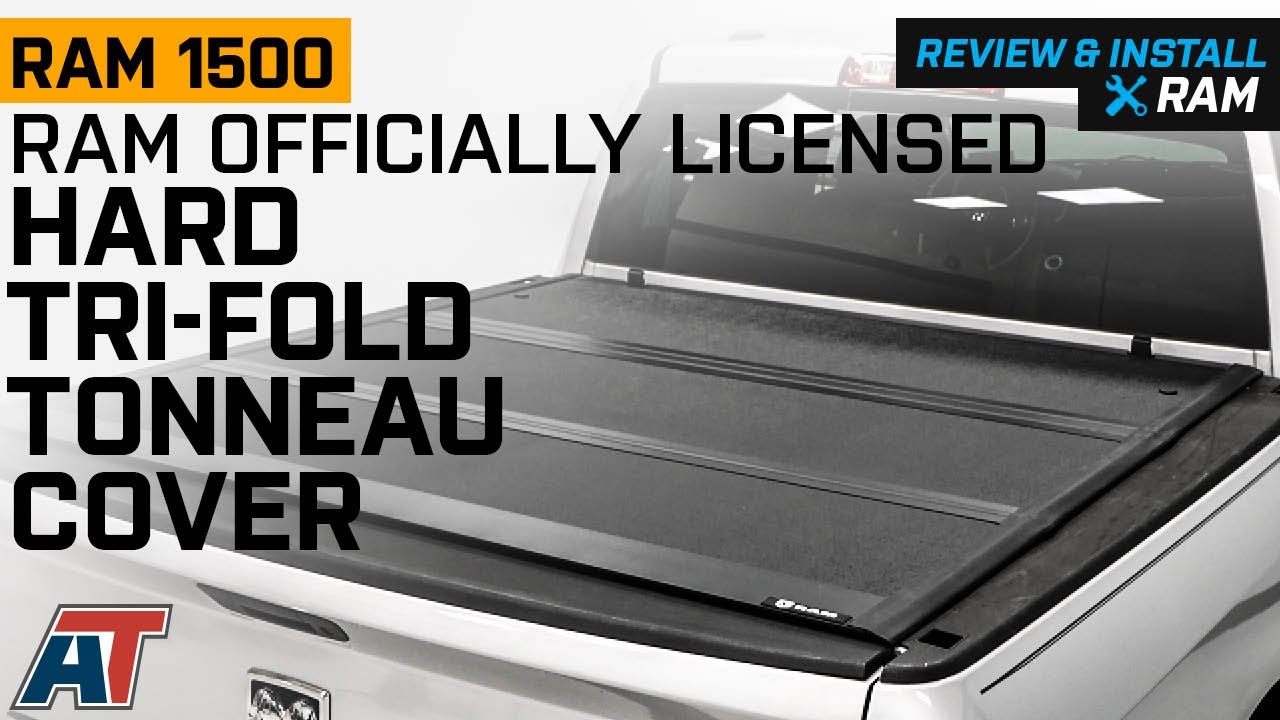 2009-2018 RAM 1500 RAM Officially Licensed Low Profile Hard Tri-Fold ...