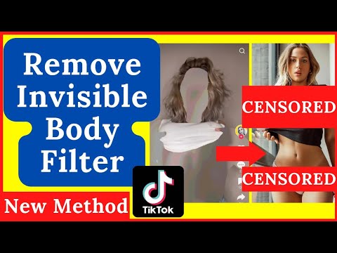 How to Remove Invisible Body Filter from TikTok Videos | Step By Step | Is it Possible to Remove ...