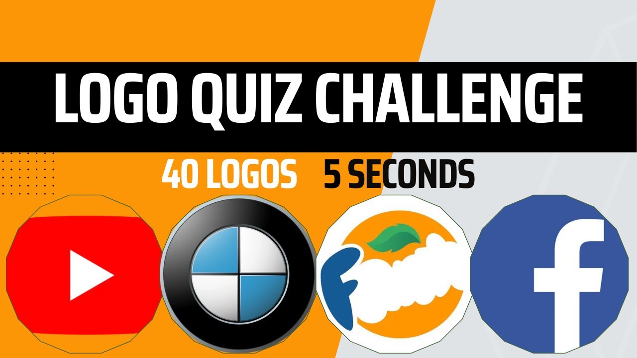Guess the Logo in 5 seconds | 40 Famous Logos - YouTube