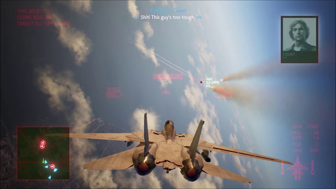 Ace combat 7 mission 15 3/3 (F14) - YouTube