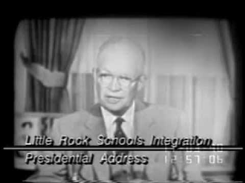 Eisenhower Address on Little Rock Integration Problem - YouTube