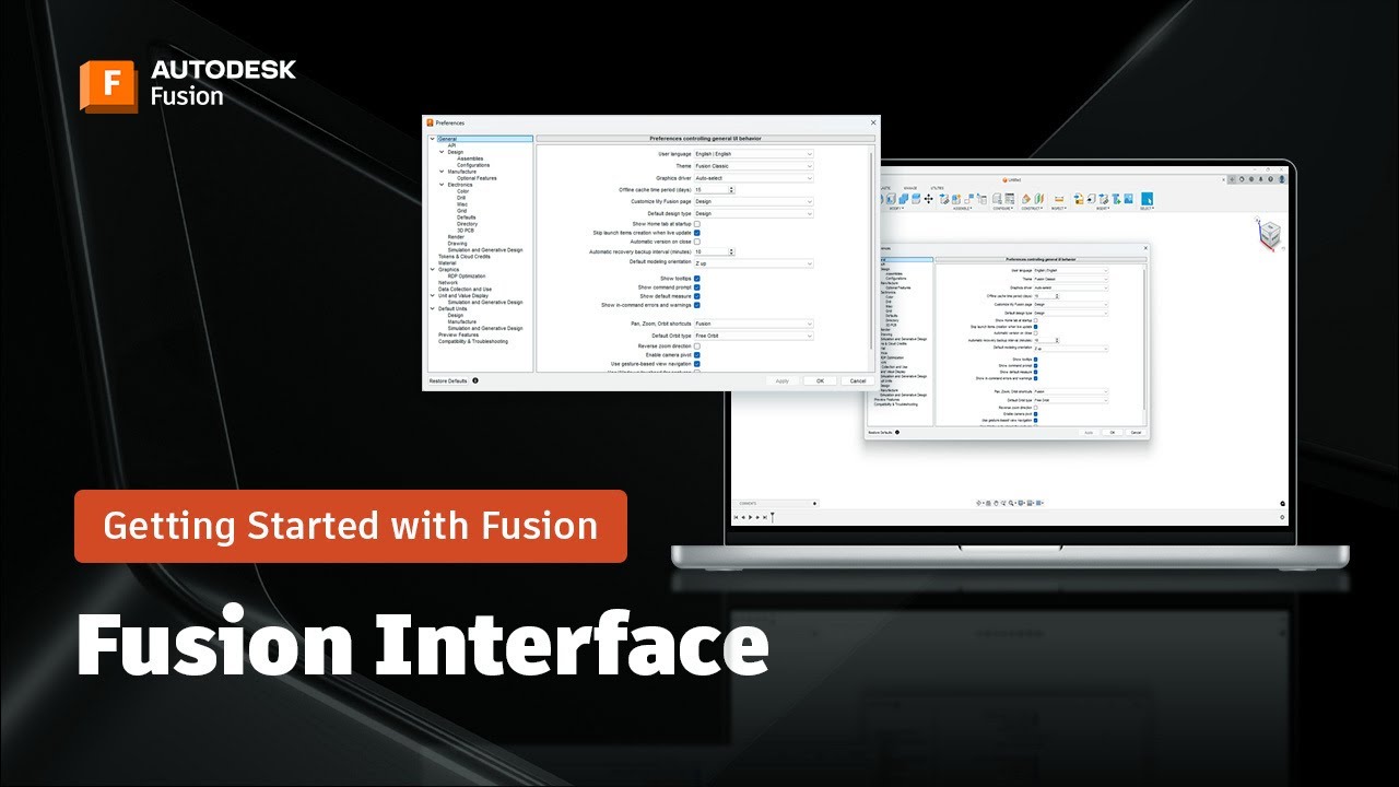 How to Navigate the Interface | Getting Started with Autodesk Fusion ...