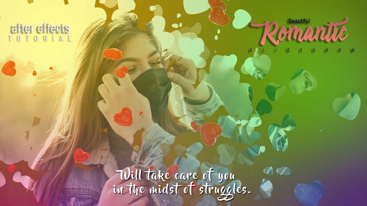 Beautiful Romantic Slideshow in After Effects Tutorial - YouTube