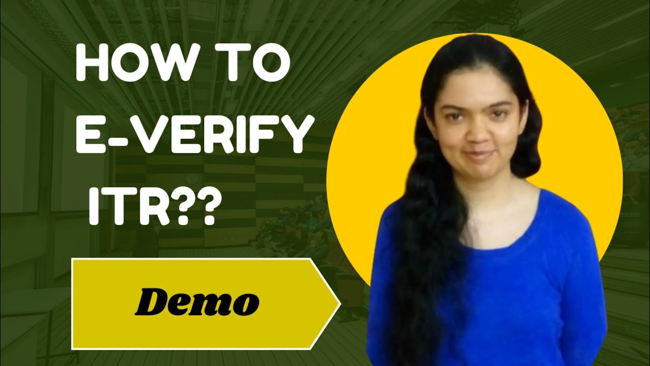 How To e-Verify ITR | Demo Video - YouTube