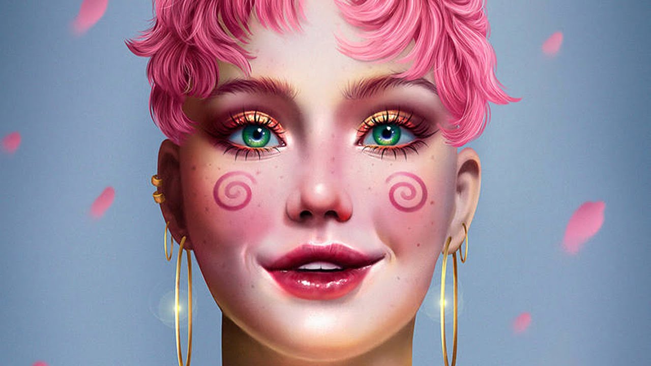 Jinny | Painting Process | Potoshop CC - YouTube