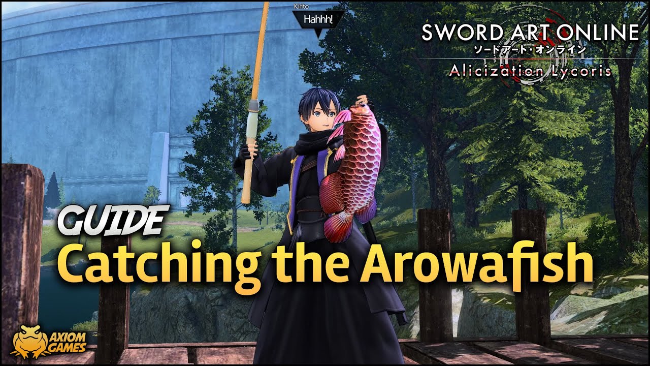 Catching the Arowafish - SAO: Alicization Lycoris - YouTube