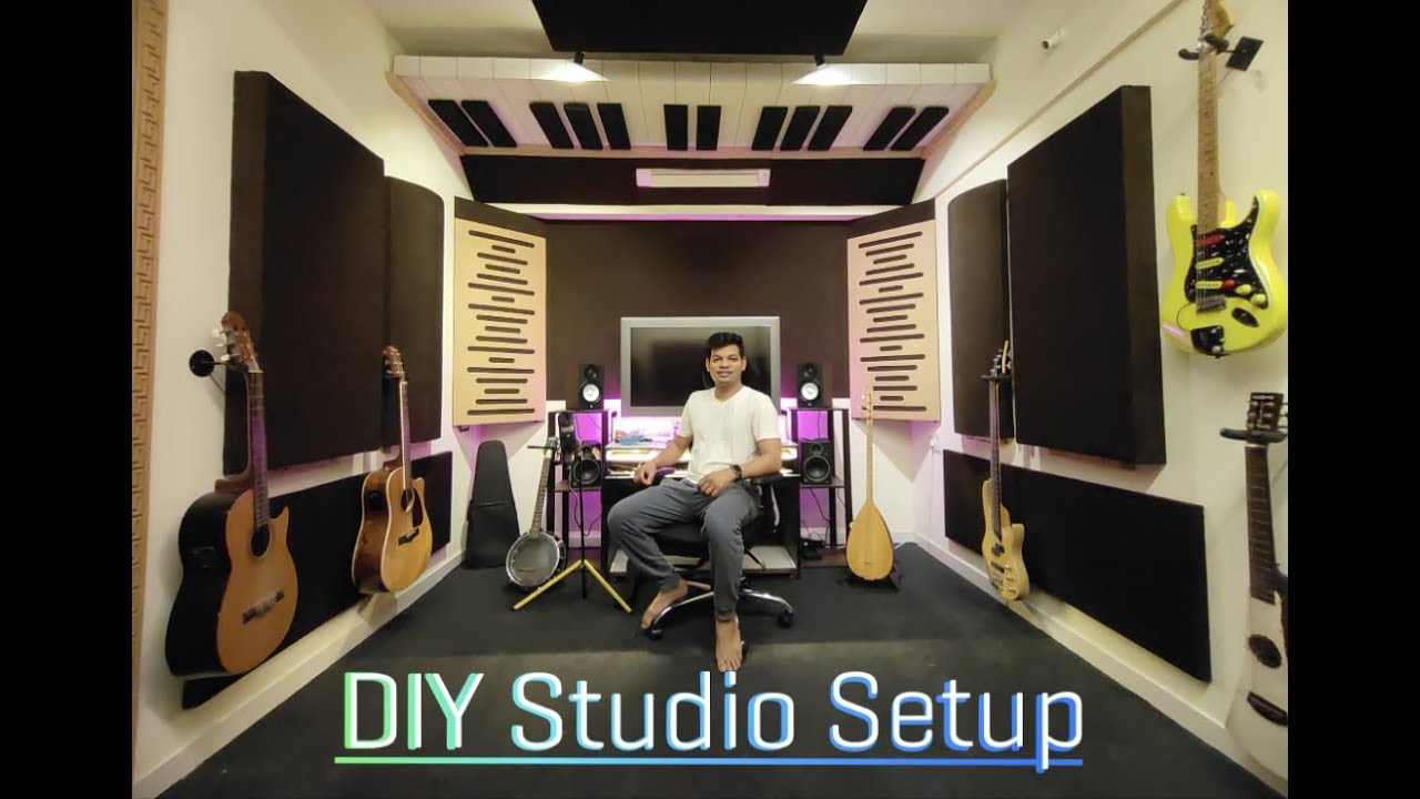 How I Built My Dream Music Studio Setup. #Diy - YouTube