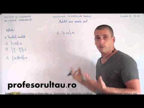 07 Multimi si elemente de logica matematica multimea numerelor reale modulul unui nr real partea ...