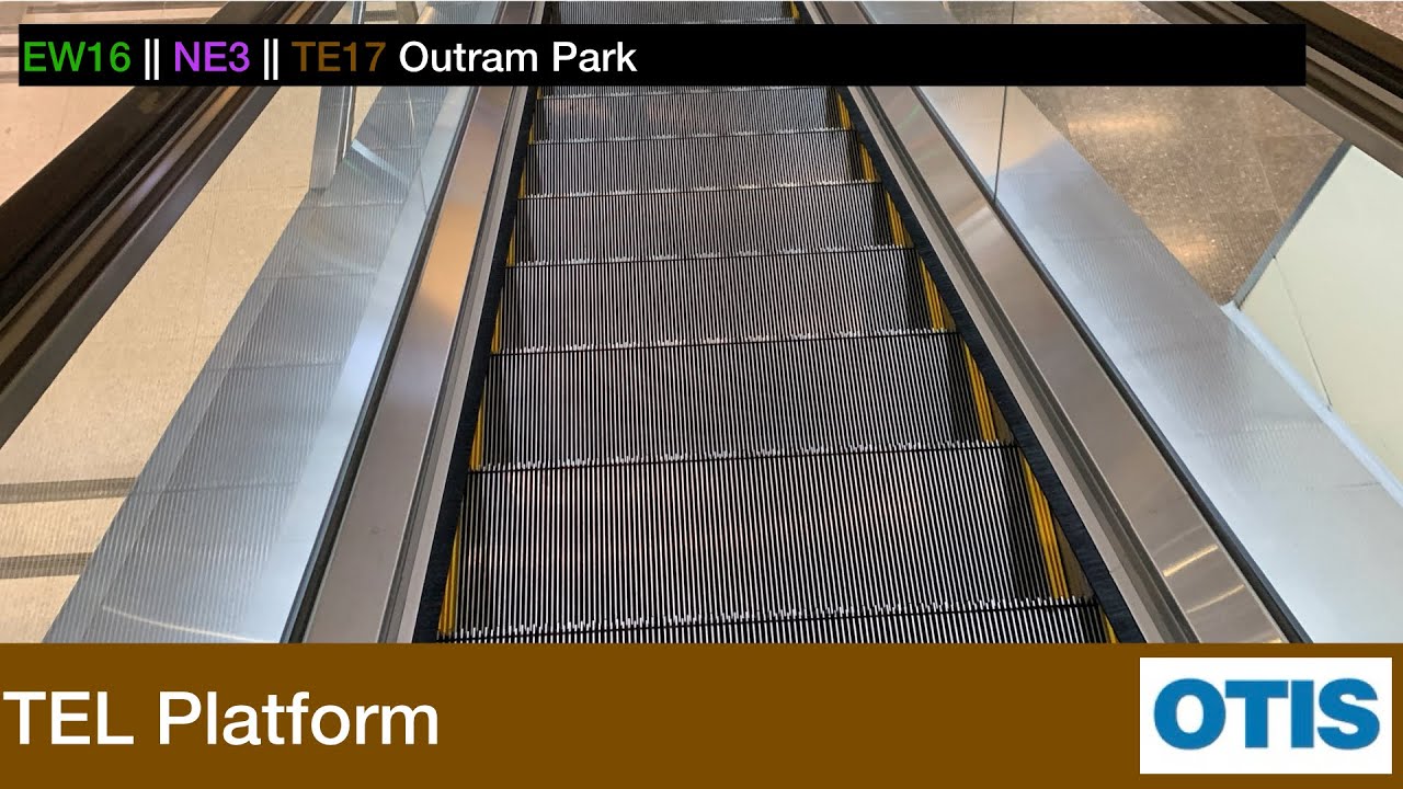 Outram Park MRT Station || Otis Escalator (TEL Platform) - YouTube