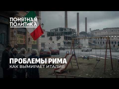 Италия стареет и вымирает. Самый серьезный кризис в истории. Что происходит? Понятная политика