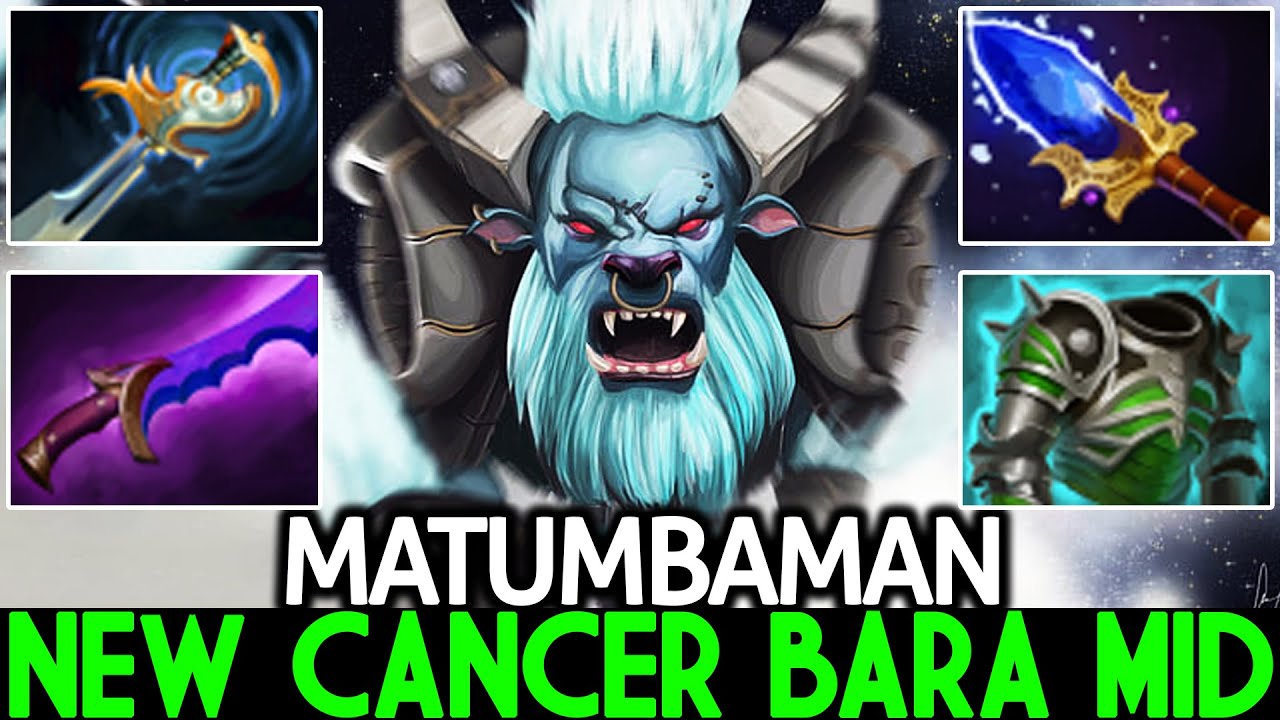 MATUMBAMAN [Spirit Breaker] New Cancer Meta Bara Mid Echo Sabre Dota 2 ...