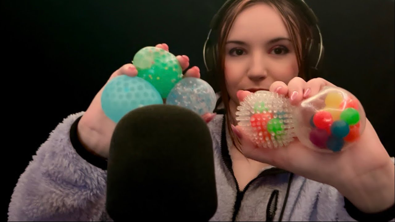 ASMR | Tingly Squishy Stress Balls - YouTube