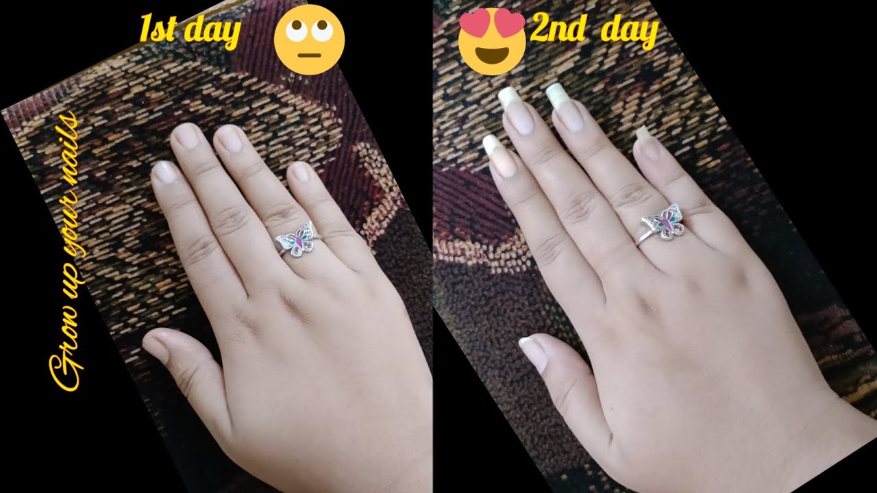 How to grow your nails ll just in 2 days 🤔 apna nakhun jaldi kaise bara koroge ll subscribe ll ...
