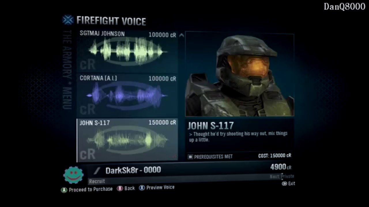 Halo: Reach HD Playthrough Part 1 - Character Creation | DanQ8000 - YouTube