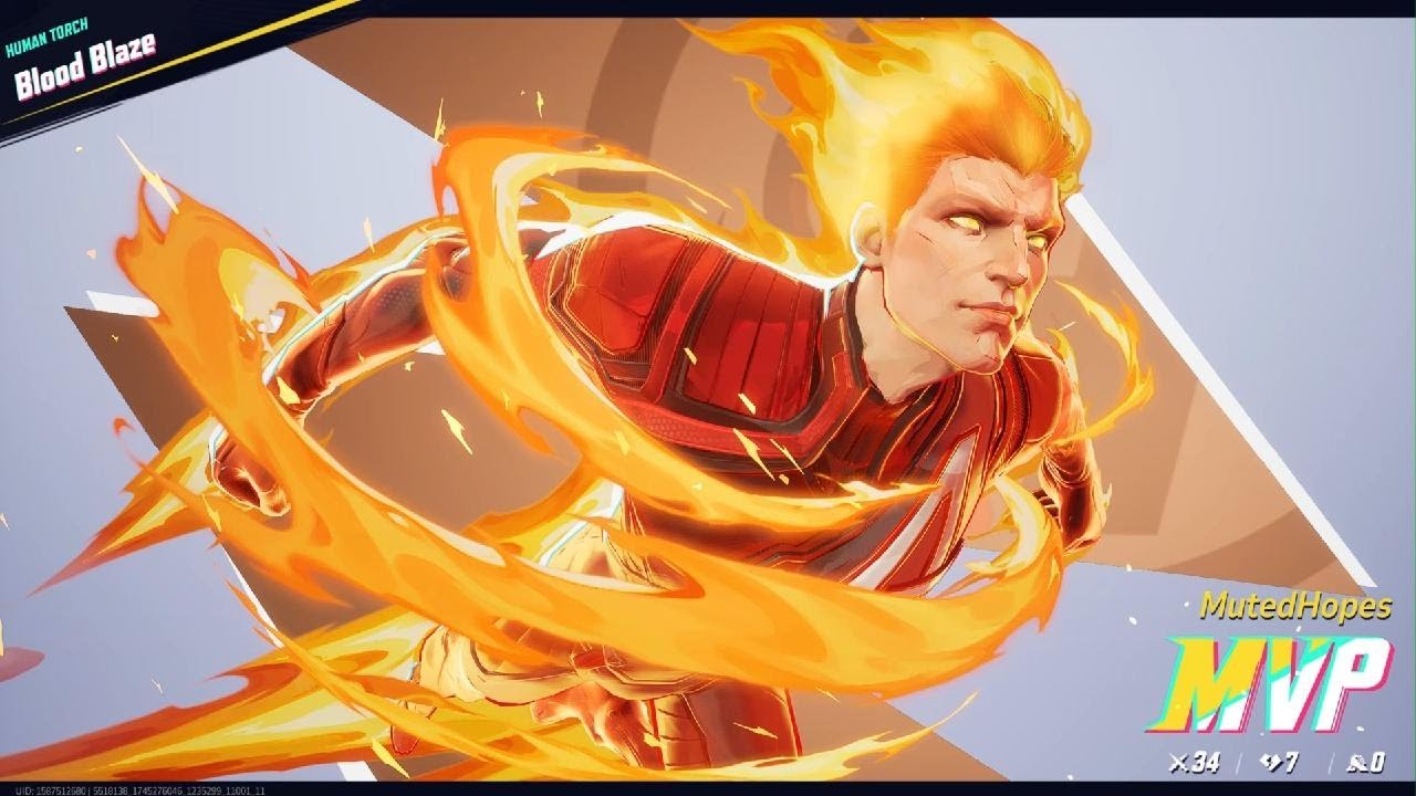 Marvel Rivals | Human Torch - Blood Blaze Skin Showcase - YouTube
