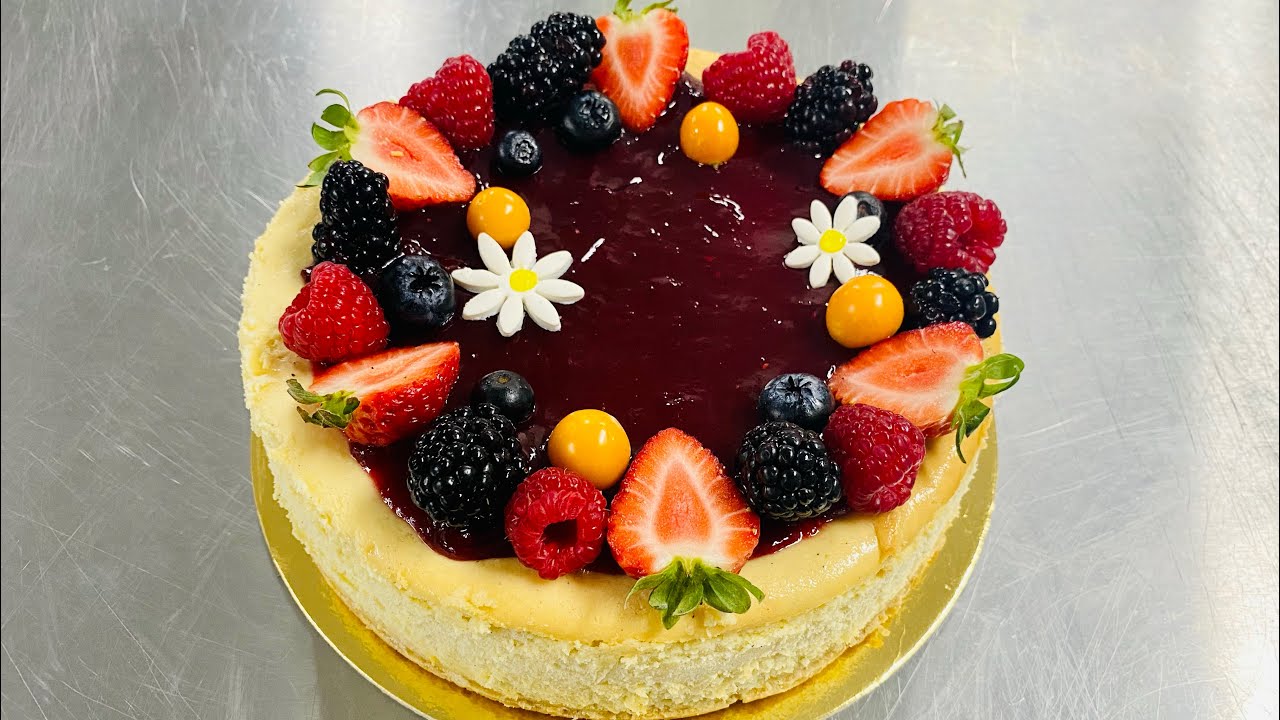 How to make a Cheesecake - Pastry Chef Jordane - YouTube