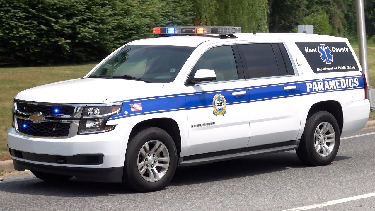 Kent County Department of Public Safety Medic 9 Responding - YouTube