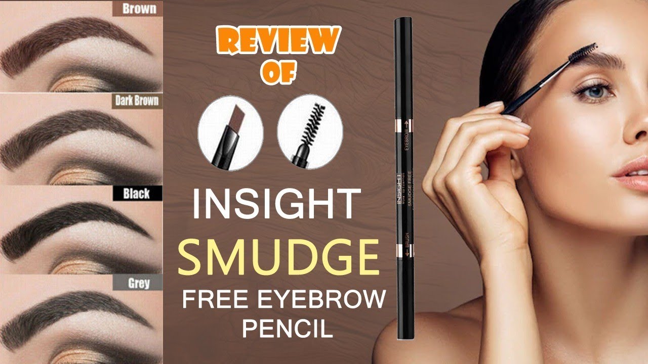 Insight smudge free eyebrow pencil - YouTube