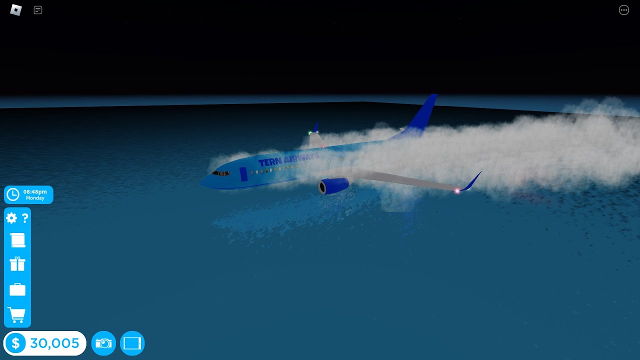 Roblox Cabin Crew Simulator - Boeing 737 Water Landing - YouTube