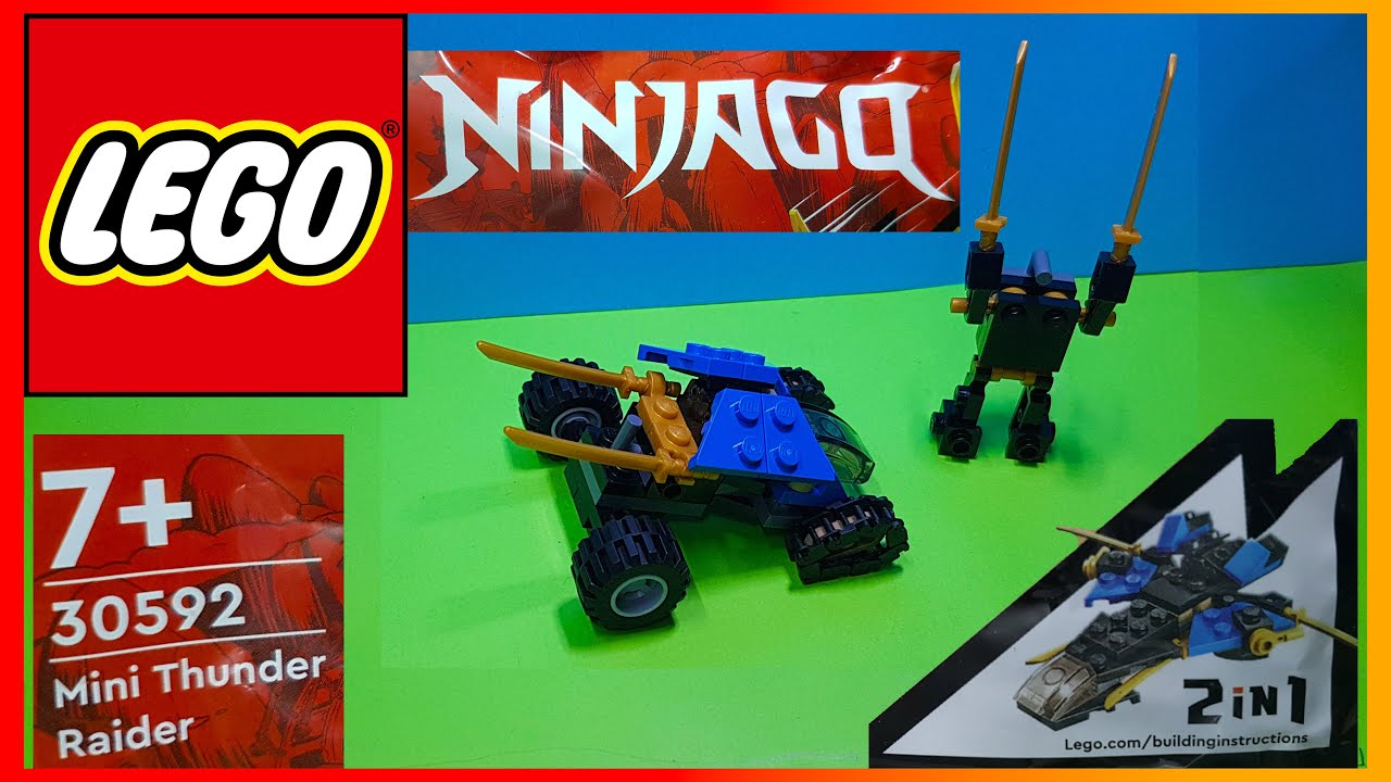 LEGO Ninjago Mini Thunder Raider 30593 polybag - YouTube