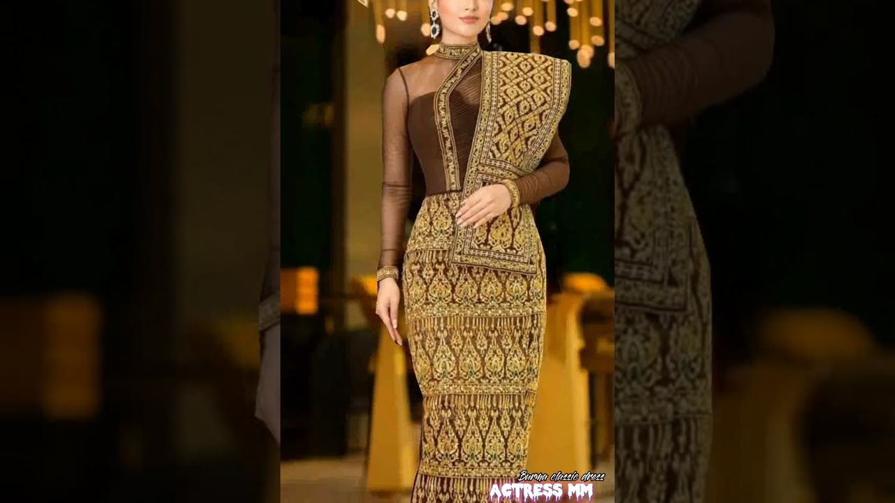 Myanmar (Burma) Formal dress - YouTube