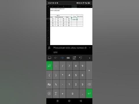 Tutorial Cara Membuat Tabel Nilai Siswa/I Menggunakan Aplk Exsel - YouTube