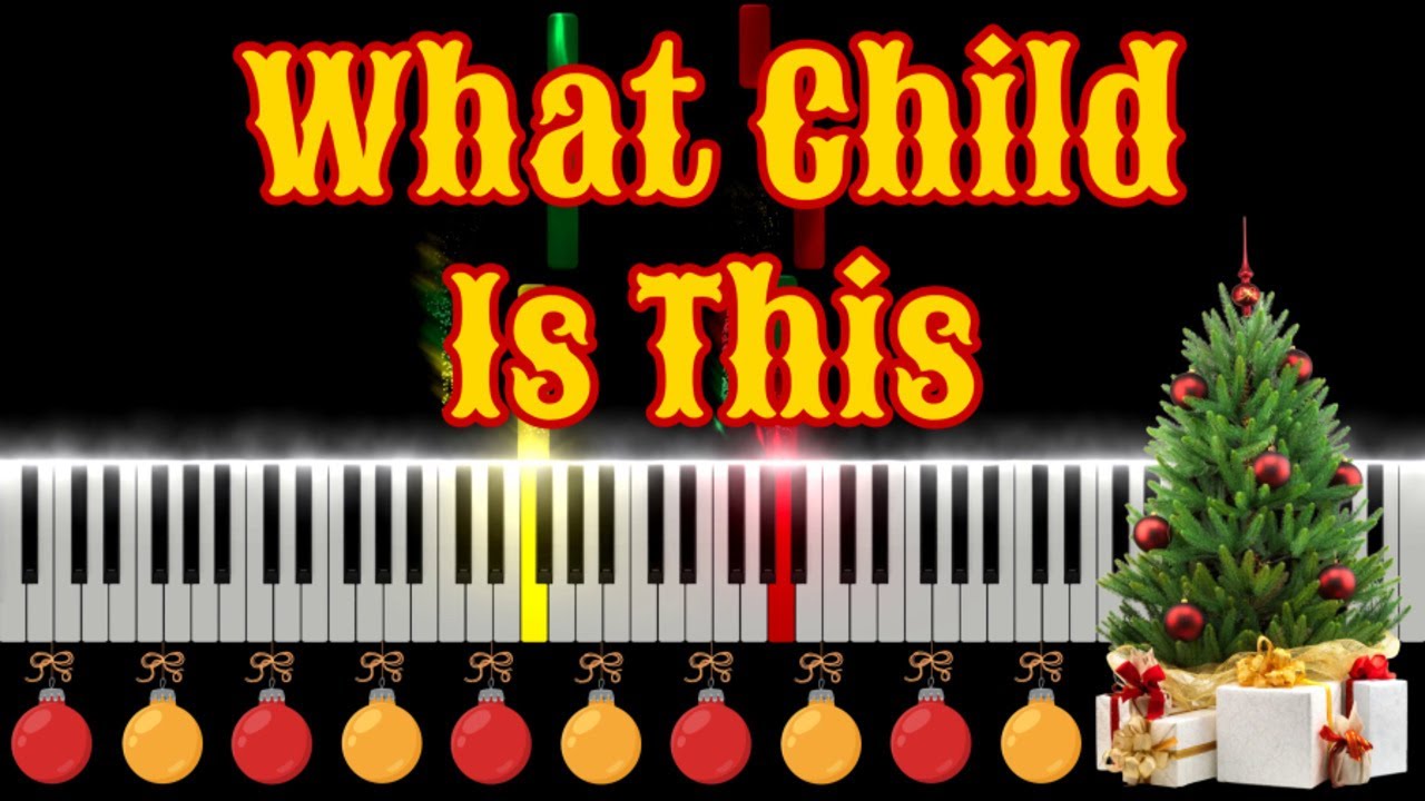 What Child Is This? | Christmas Easy Piano Tutorial - YouTube