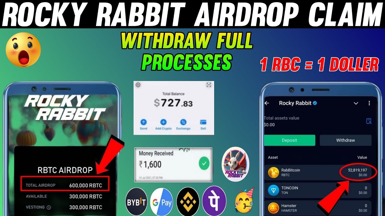 How To Withdraw Rocky Rabbit Coin | Rabbit Coin Kaise Withdraw Karen ...