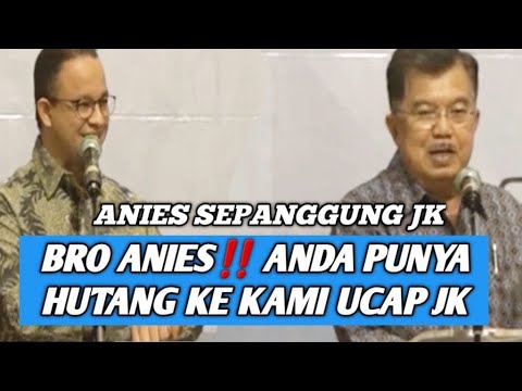 BRO ANIES‼️ANDA PUNYA HUTANG KE KAHMI SINGGUNG JK || ANIES SEPANGGUNG ...