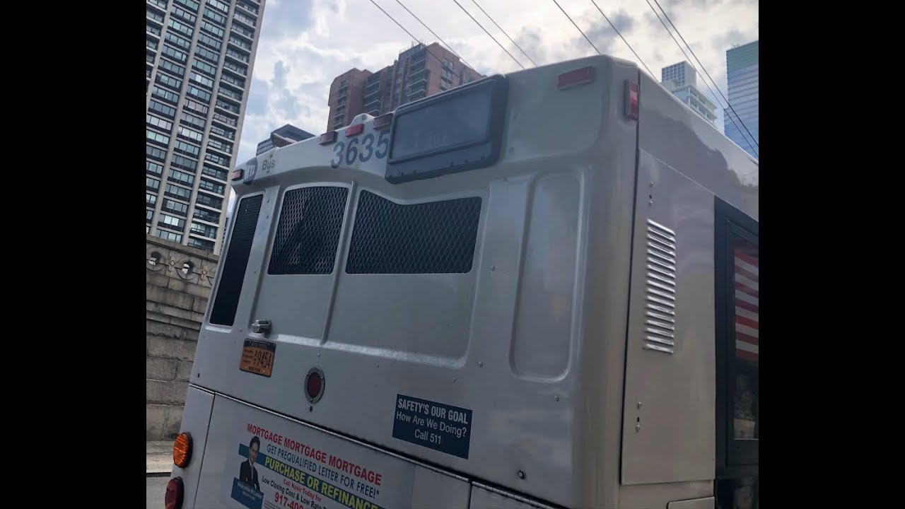 MTA: On Board 2007 Orion VII Hybrid #3635 On The Q101 Local Bus To East ...