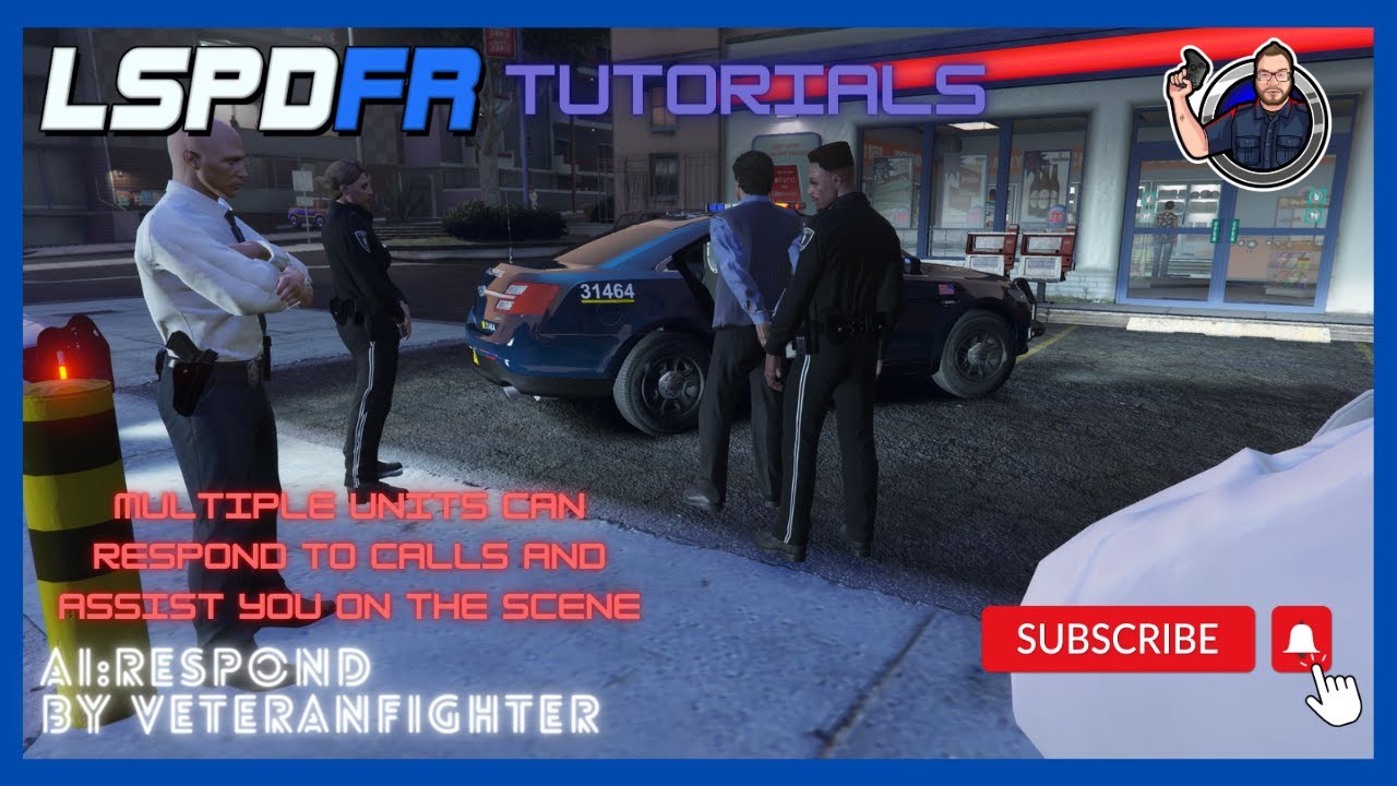 LSPDFR Tutorial Install and Showcase AI: Respond #lspdfr #gta5 #gta # ...