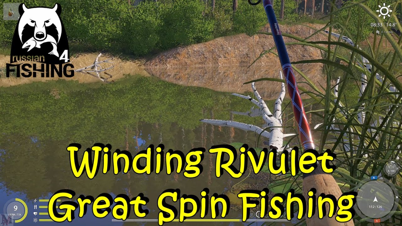 Russian Fishing 4 Winding Rivulet Great Spin Fishing For Low Levels ...