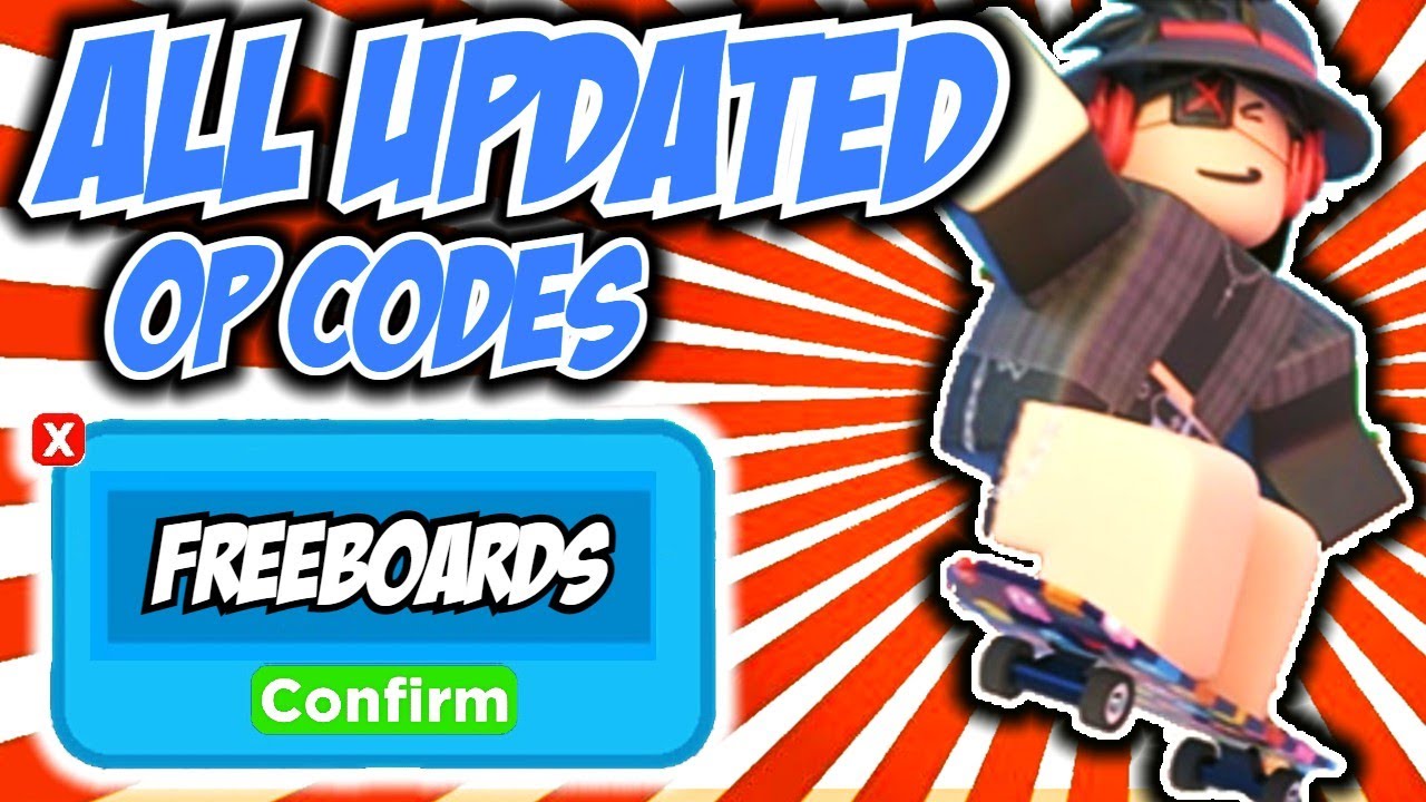 ALL NEW SECRET *OP* CODES! 🛹 Roblox Skate Park Codes 🛹 - YouTube