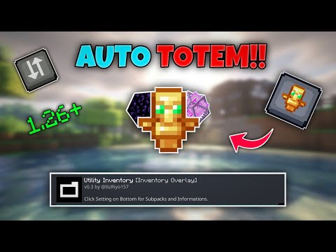 This AUTO TOTEM Texture Pack Works on Servers?! 😳 (MCPE 1.26+)