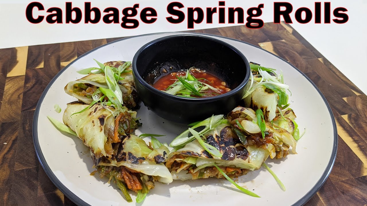 Healthiest Cabbage Spring Roll | Vegetarian | Low Carbs | Keto friendly ...